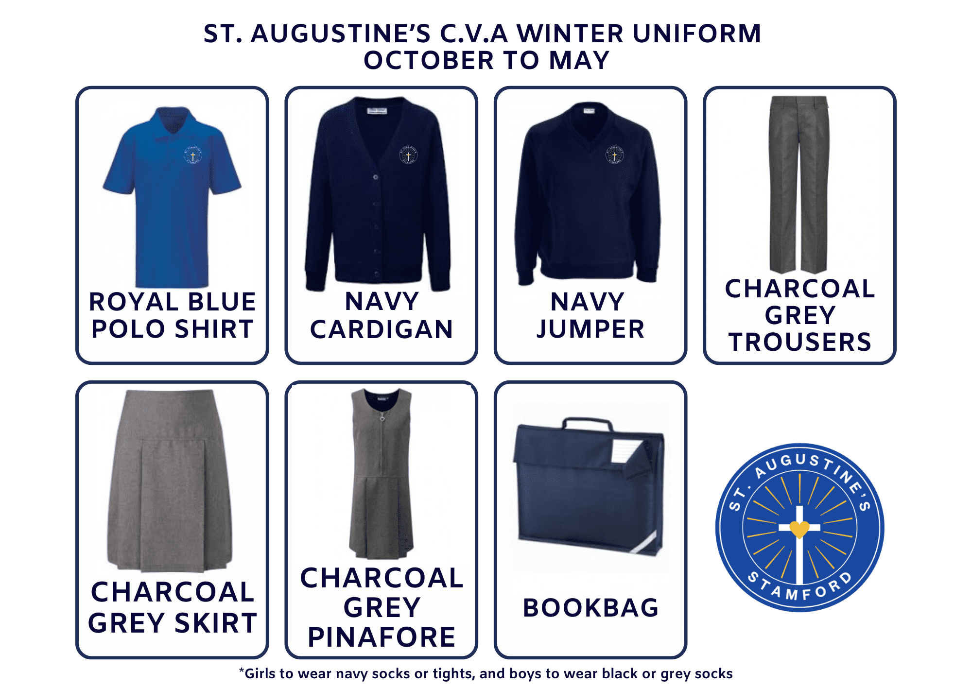 School Uniform - St Augustine's Catholic Voluntary Academy - Stamford